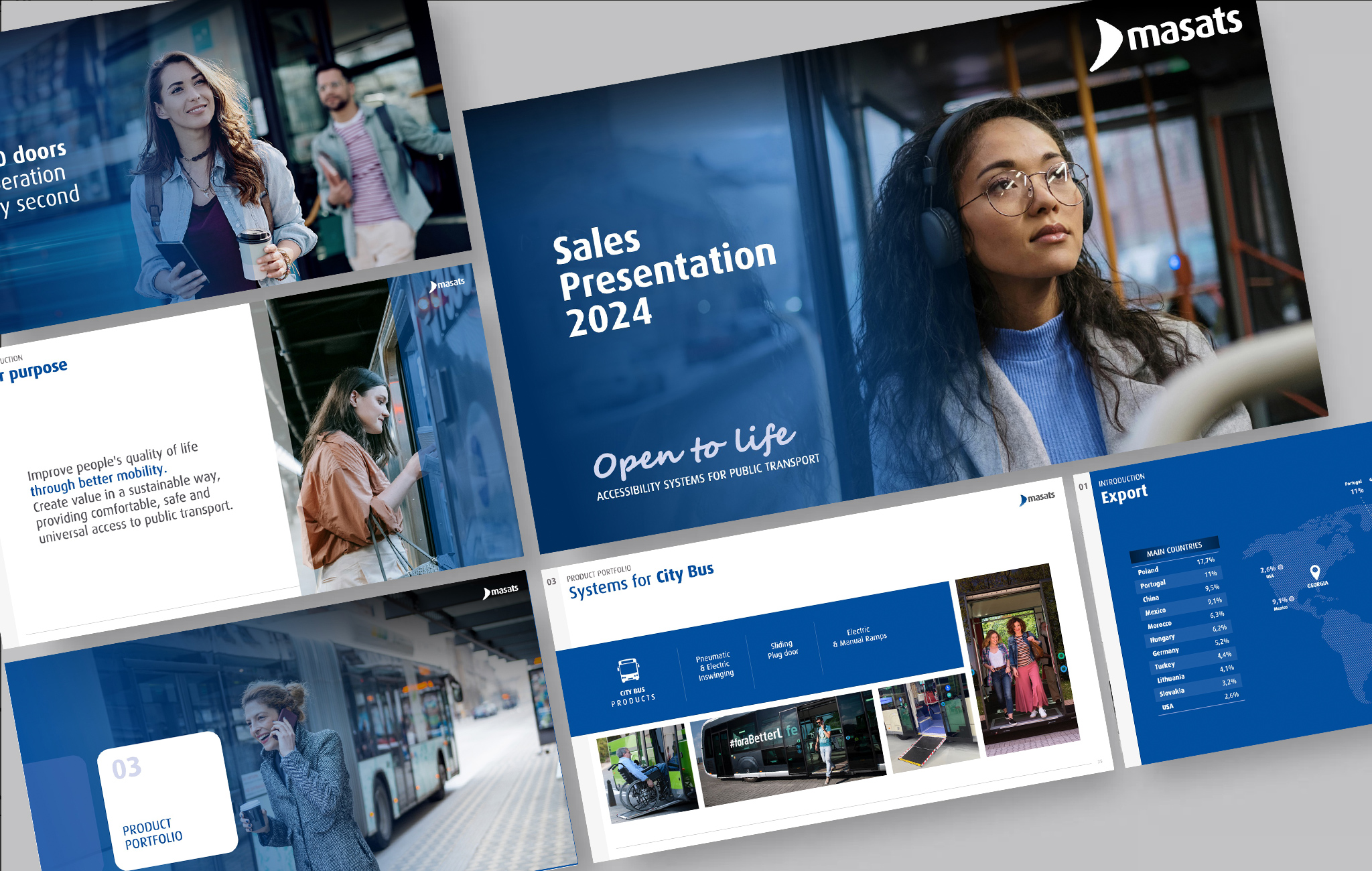 Masats Sales presentation - Juliana Radeff . Creative Design